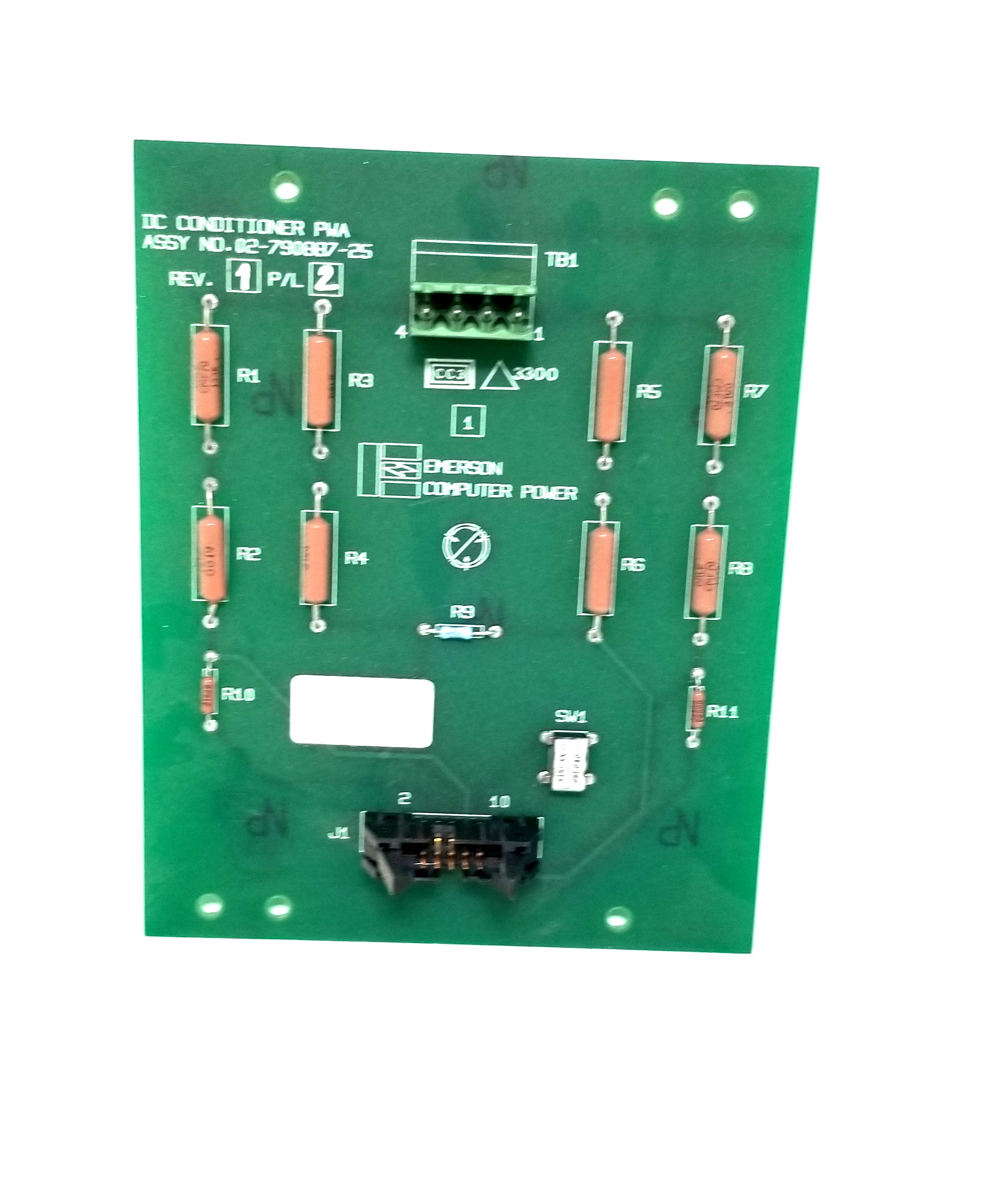 LIEBERT 02-790886-00 DC SENSOR PCB CIRCUIT BOARD "TESTED" - Somerset ...